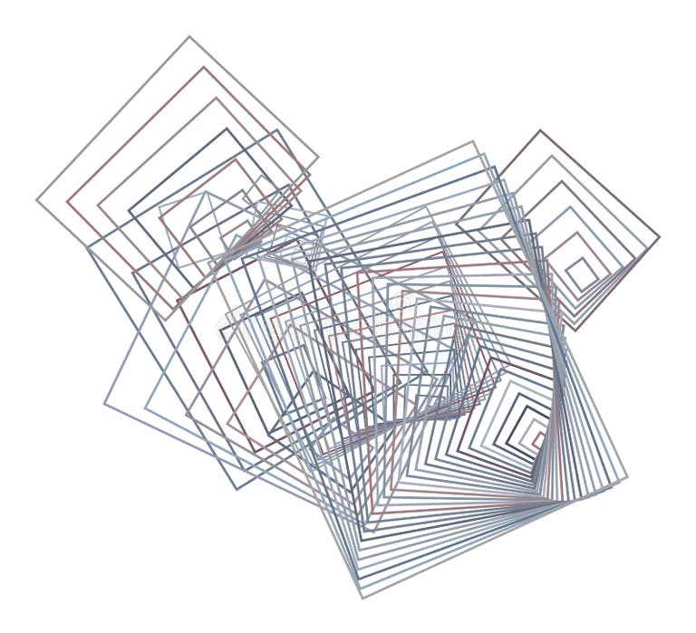 Shape of Square, Rectangle, Abstract Geometric Background Pattern. Vector, Texture, Style ...