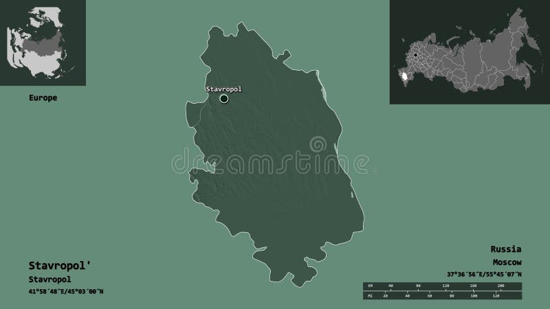 Stavropol Map Stock Illustrations – 77 Stavropol Map Stock ...