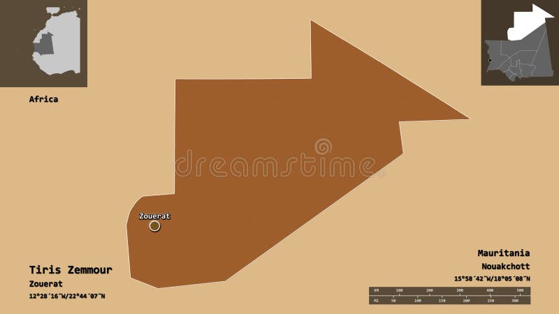 Tiris Zemmour, Region of Mauritania,. Previews. Pattern Stock ...