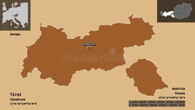 Tirol, State of Austria,. Previews. Pattern Stock Illustration ...