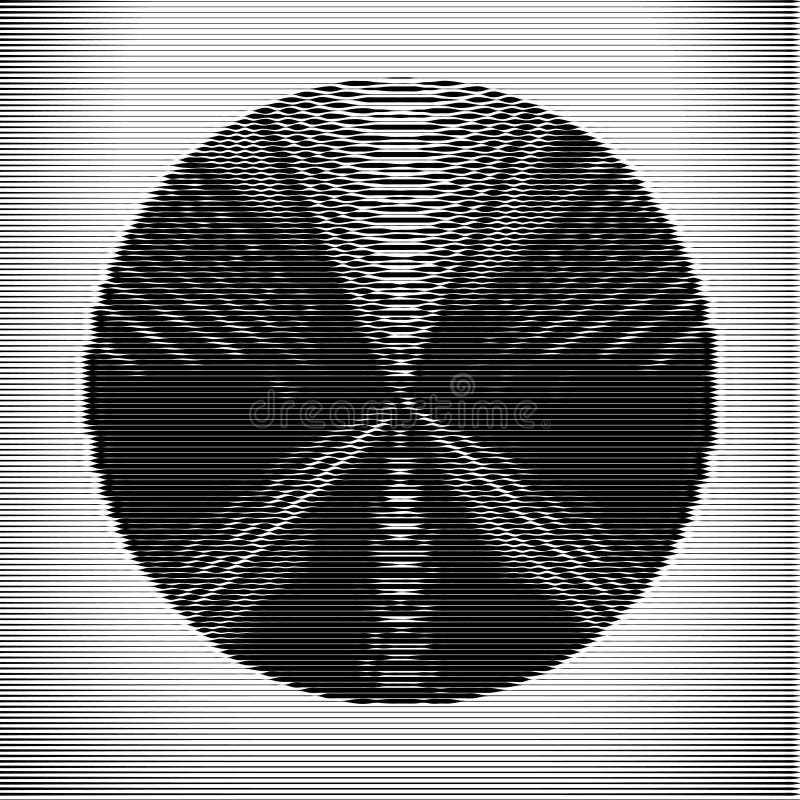 Shape of Twisted Lines. Abstract Illustration. Technology Motion Effect ...