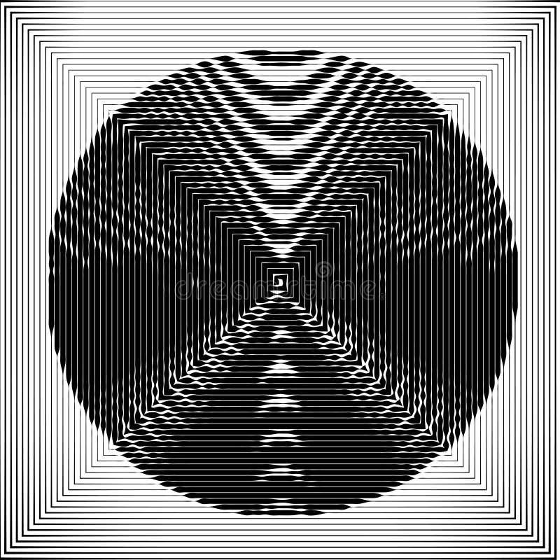 Shape of Twisted Lines. Abstract Illustration. Technology Motion Effect ...