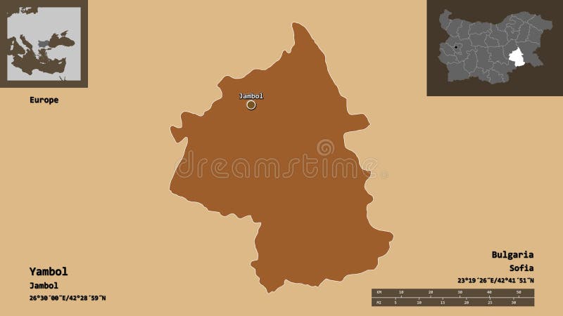 Yambol, Province of Bulgaria,. Previews. Pattern Stock Illustration ...