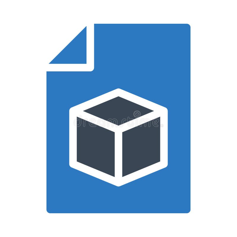 Shapebox Vector Glyph Color Icon Stock Vector - Illustration of shadow ...