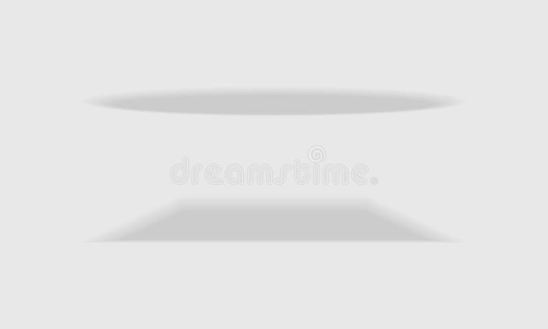Shaped Drop Shadow As Visual Effect in Graphic Design Vector Set Stock ...