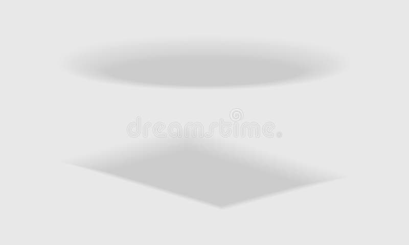 Shaped Drop Shadow As Visual Effect in Graphic Design Vector Set Stock ...