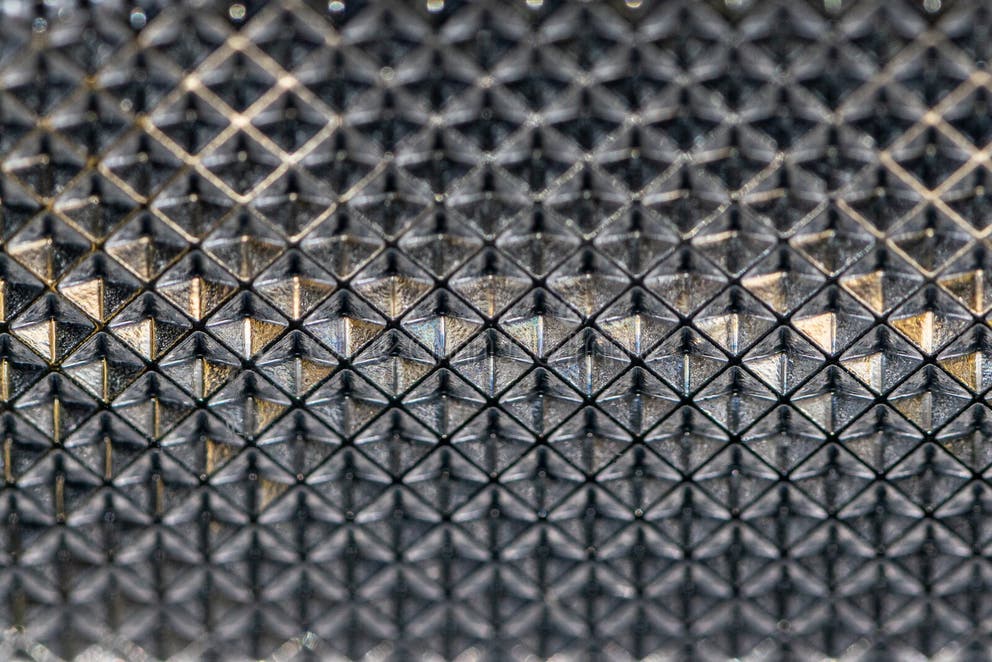 Shaped Headlight Glass Texture. Abstract Background Embossed Glass ...