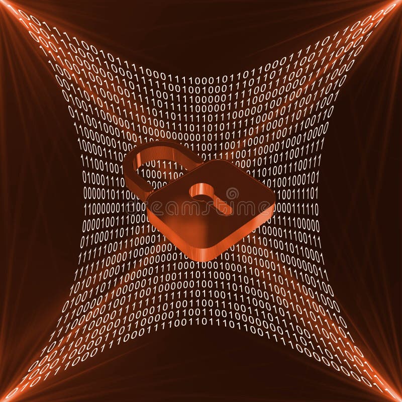 Red Code Padlock Symbol Design Stock Illustrations – 765 Red Code ...