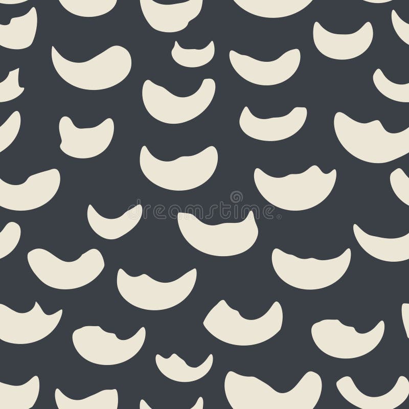 Abstract Shapeless Spots Form a Seamless Pattern for Contemporary ...