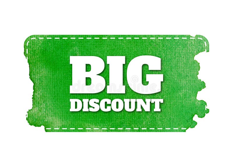 Price Tag, Price Tag in Watercolor Style, Discount Tag Stock Vector ...