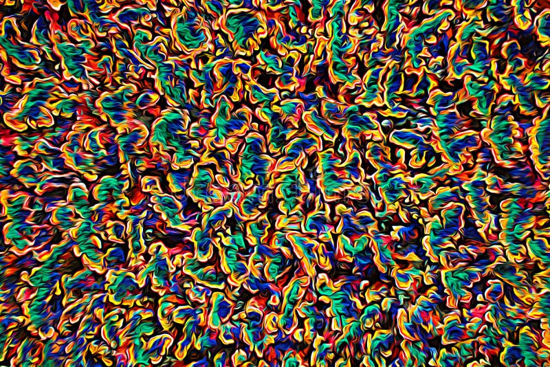 Shapes Abstract. Colorful Abstract Expressionism, Digital Art Stock ...