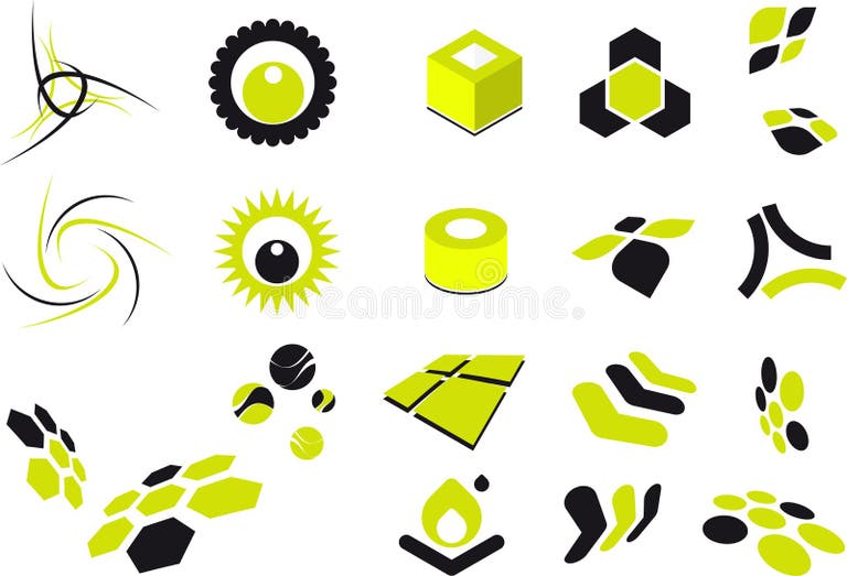 Shapes clip-art stock vector. Illustration of colors, shapes - 5034131