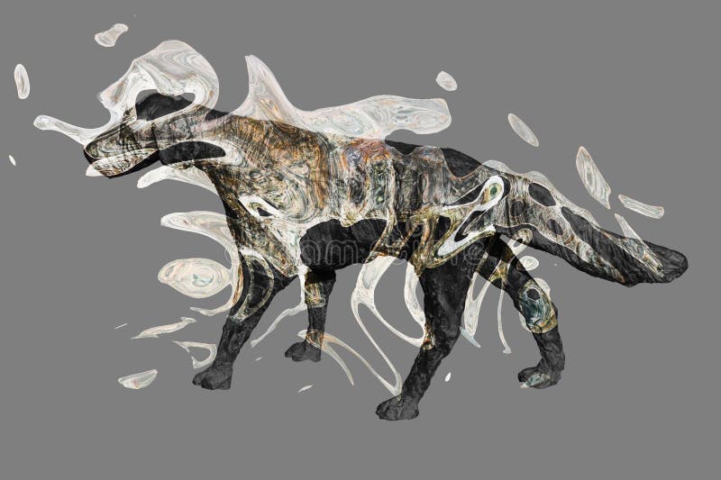 Shapes and Colors, Abstract Computer Art Created Manually Stock Illustration - Illustration of ...