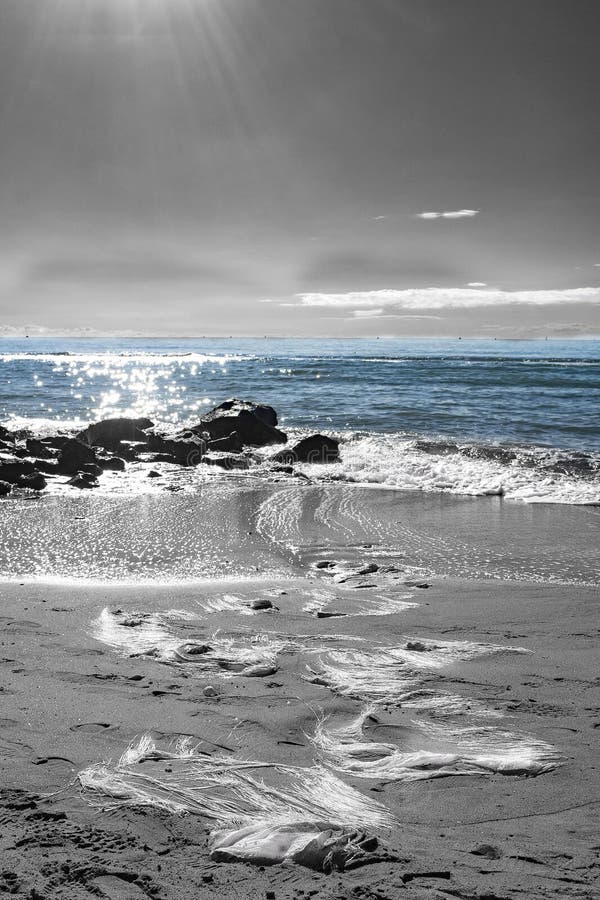 Shapes and Colors on the Beach Stock Image - Image of pieces, cloud ...