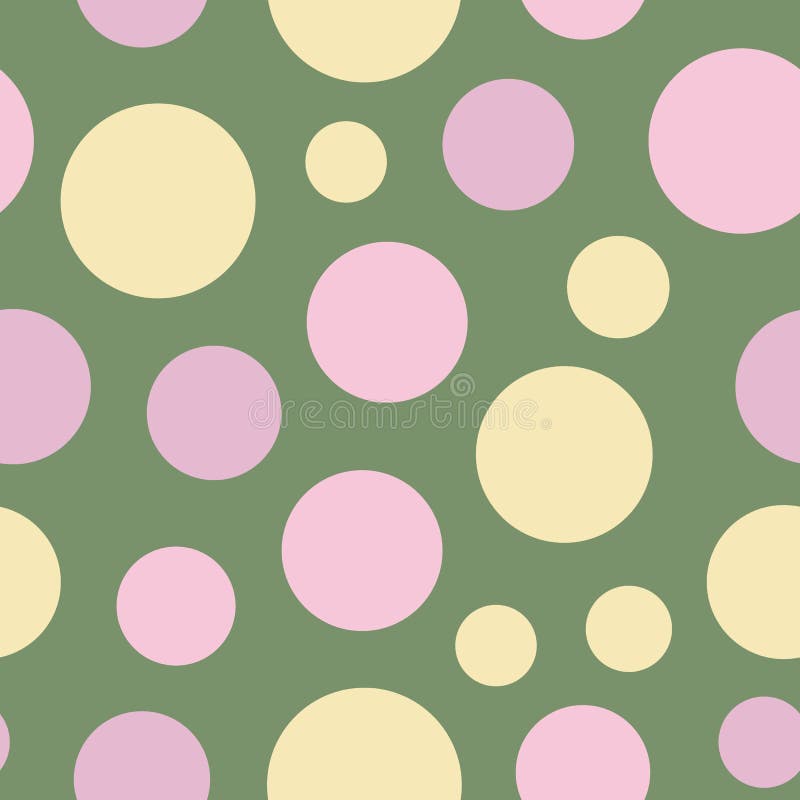 Polk a Dot Shapes in Colour Collection Repeat Pattern Vector Stock ...