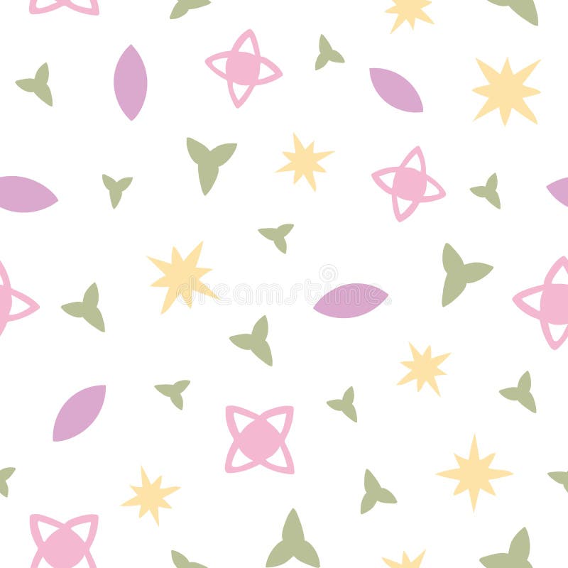 Small Shapes in Colour Collection Repeat Pattern Vector Stock Vector ...