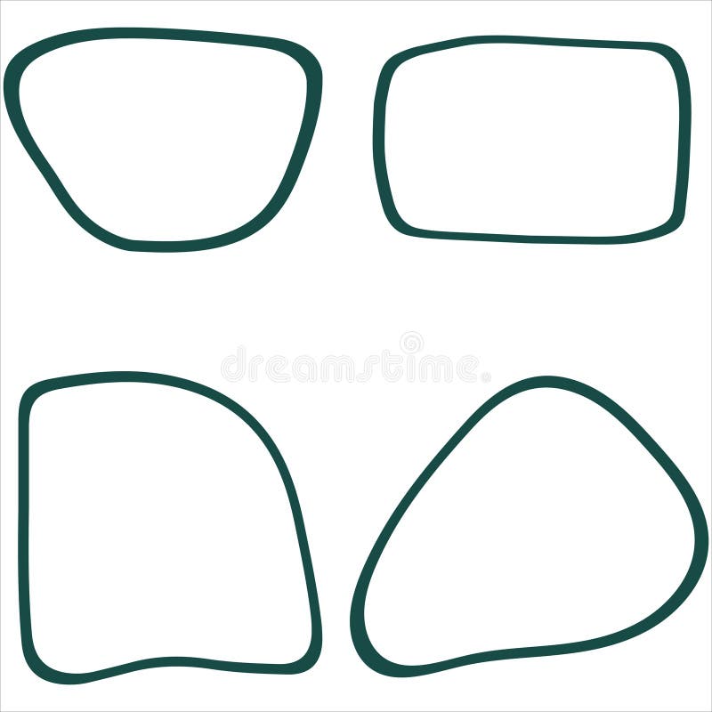 Shapes Design. Colorful Shape Design. Irregular Shape Stock Vector ...