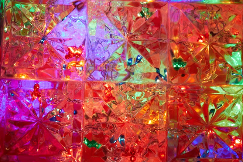 Unusual Shapes Of Distorted Light On The Background Of Squares And ...