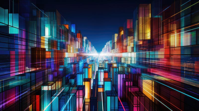 Shapes Geometric Architecture Background Stock Illustration ...