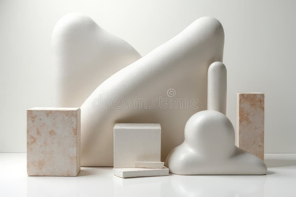 Unity through Diverse Shapes Stock Illustration - Illustration of unity ...