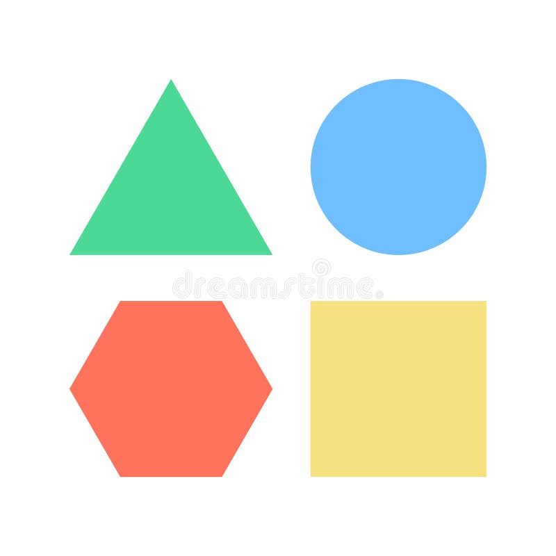 Shapes icon vector image. stock vector. Illustration of shapes - 279626710