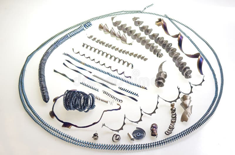 Shapes of Inert Materials Extracted from Metals Processed with a CNC ...