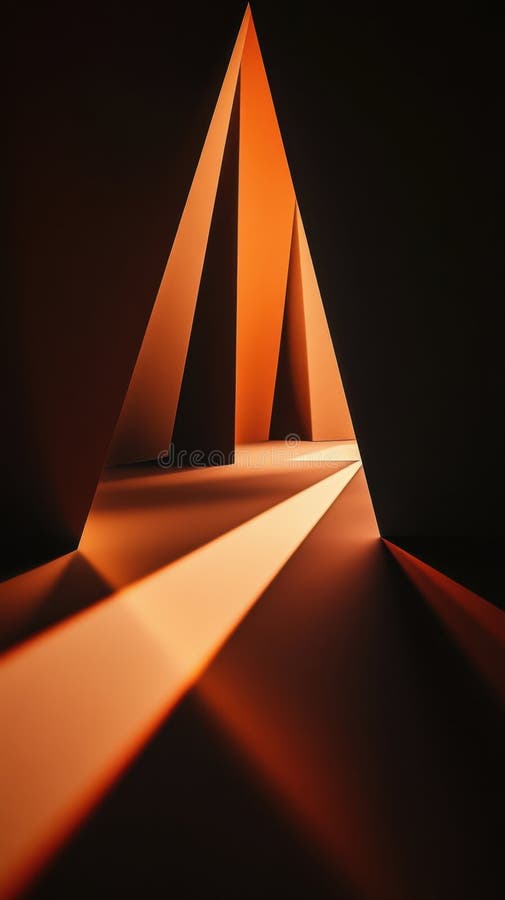Shapes and light effects stock image. Image of installation - 378066671