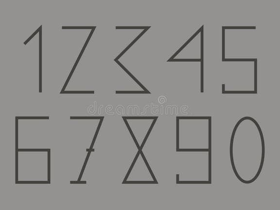 Shapes Numbers One Two Three Four Five Seven Seven Eight Nine Zero ...