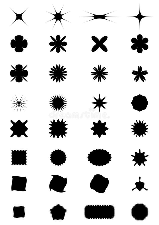 Lots of scroll shapes stock vector. Illustration of curves - 2684838