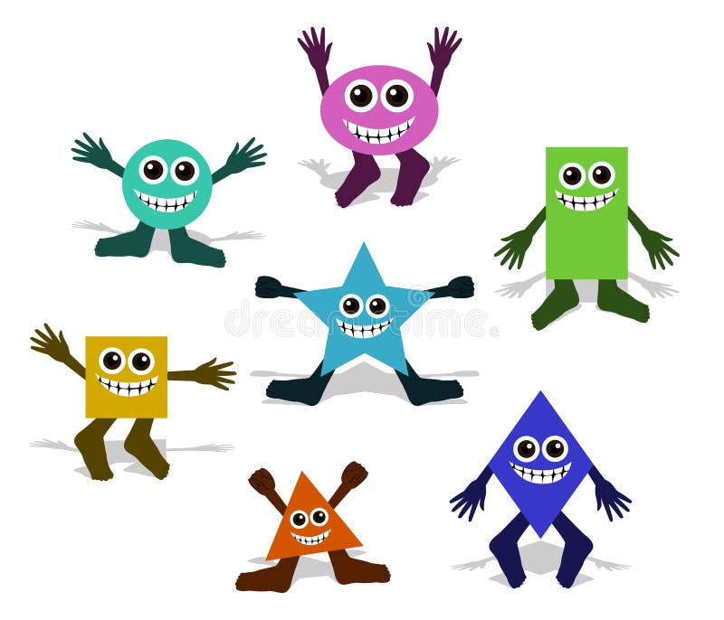 Various Shapes Theme Image 1 Stock Vector - Illustration of circle ...