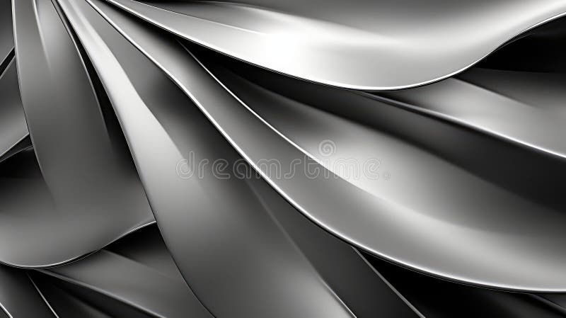 Shapes Sleek Silver Background Stock Illustration - Illustration of ...