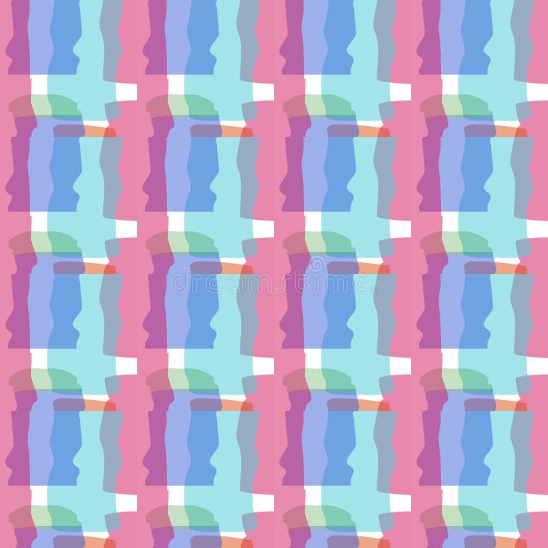 Shapes in Various Overlapping Colors. Stock Vector - Illustration of ...