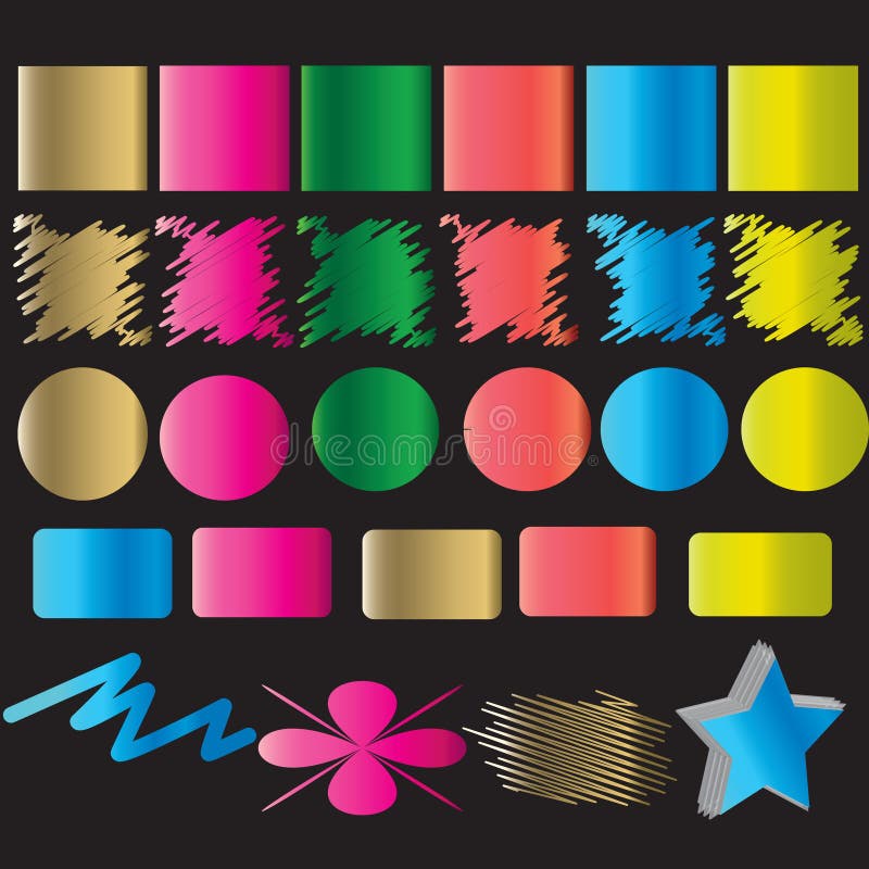 Shapes stock illustration. Illustration of logo, shapes - 100711062