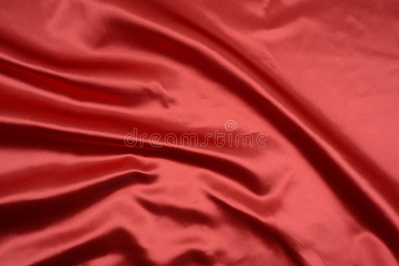 Shapes and Volumes in a Red Fabric Stock Image - Image of texture ...