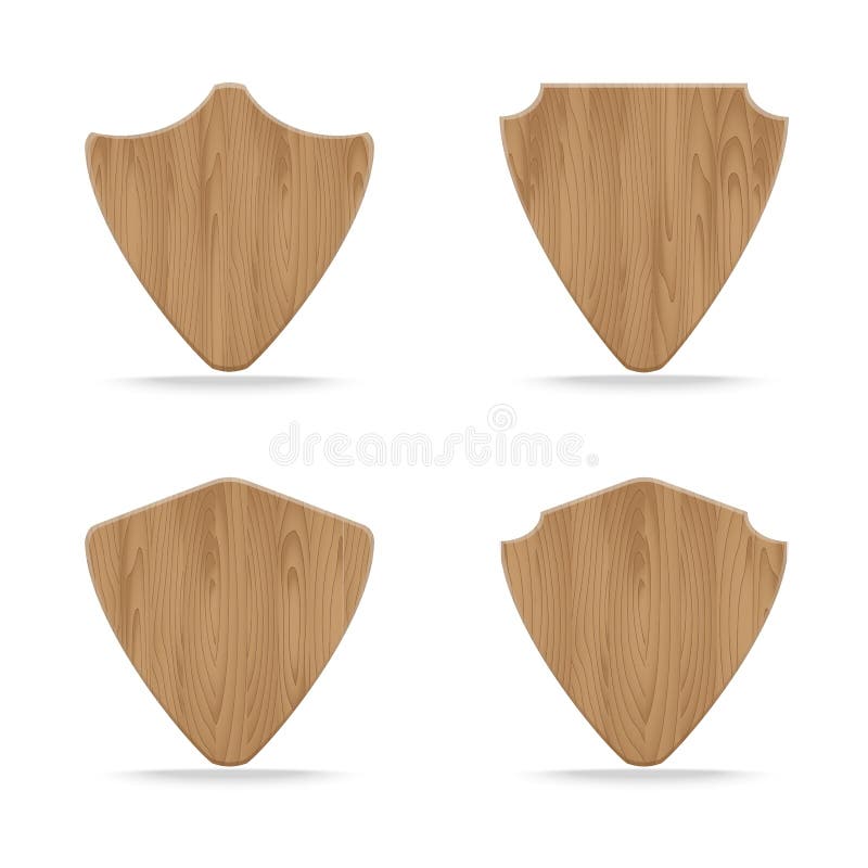 Shapes wooden sign boards stock vector. Illustration of antique - 114746662