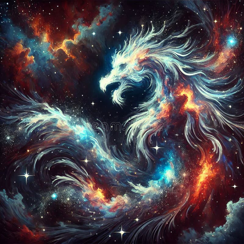 The Shapeshifting Constellation a Creature Formed of Stars that Stock ...