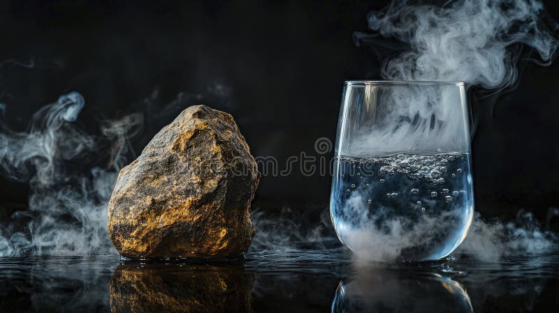 Shapeshifting Objects Transforming Water and Stone Still Life Studio ...