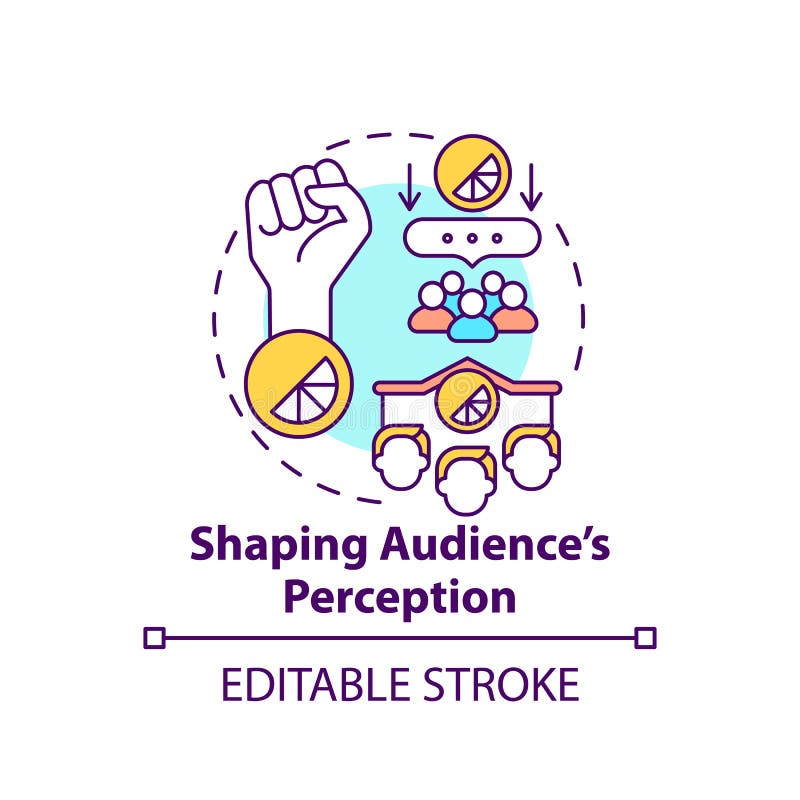 Brand Perception Concept Icon Stock Vector - Illustration of teamwork ...