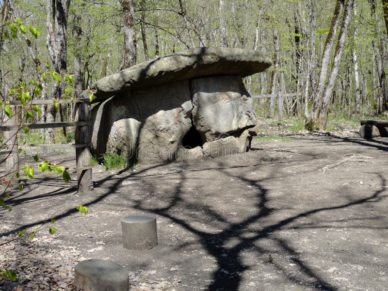 Shapsugs dolmen stock image. Image of shapsugs, krasnodar - 65253977