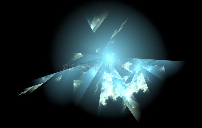 Shard explosion stock illustration. Illustration of generated - 7290905