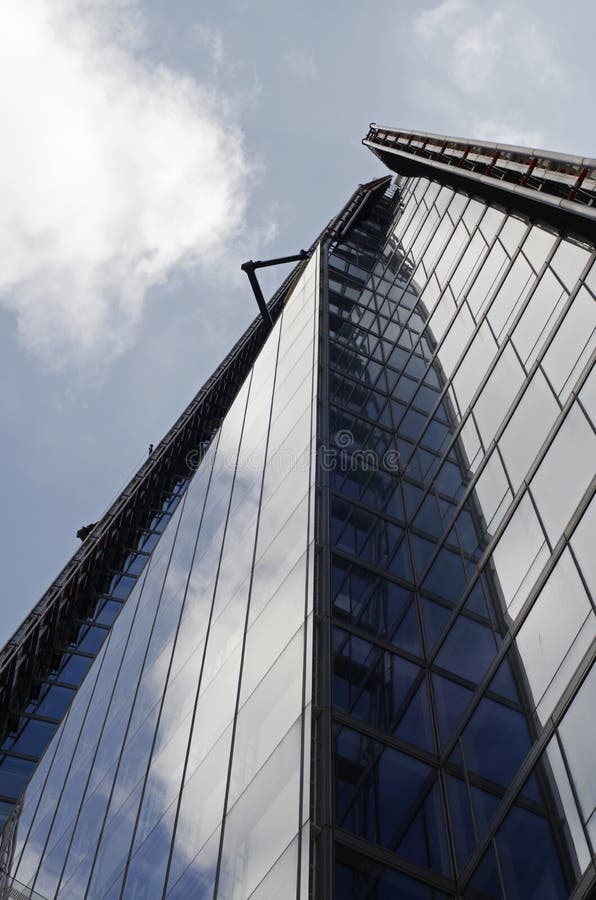 Glass Elevator on London Skyscraper Stock Image - Image of colorfull ...