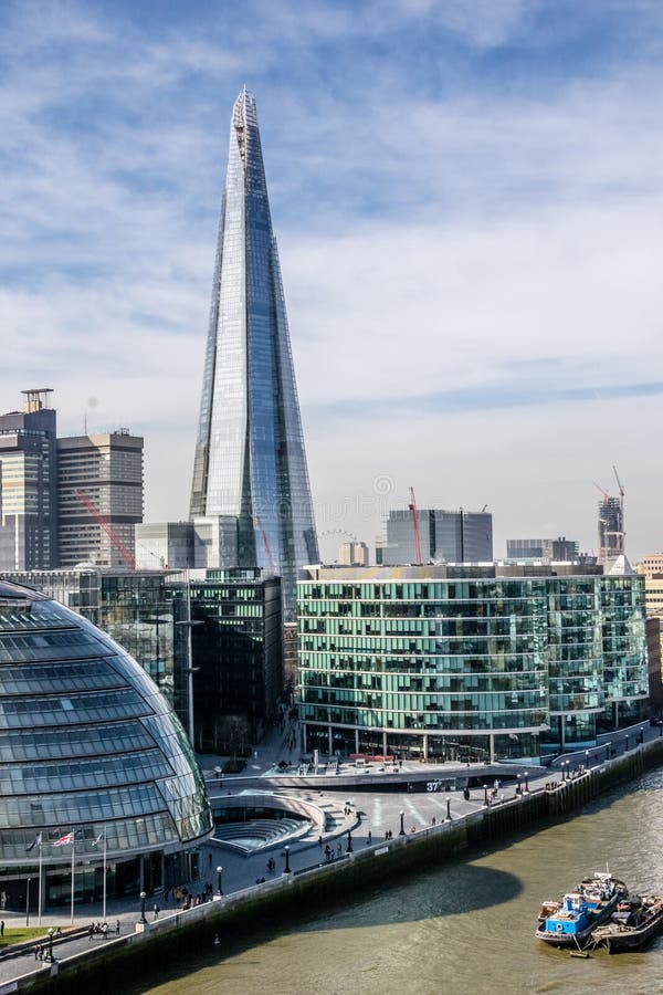 The Shard, the Tallest Building in London Stock Image - Image of ...