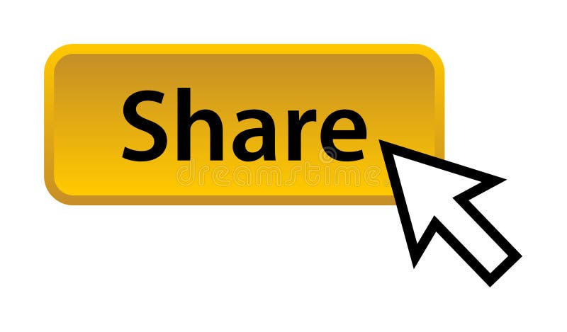 Share button stock vector. Illustration of extended - 199240884