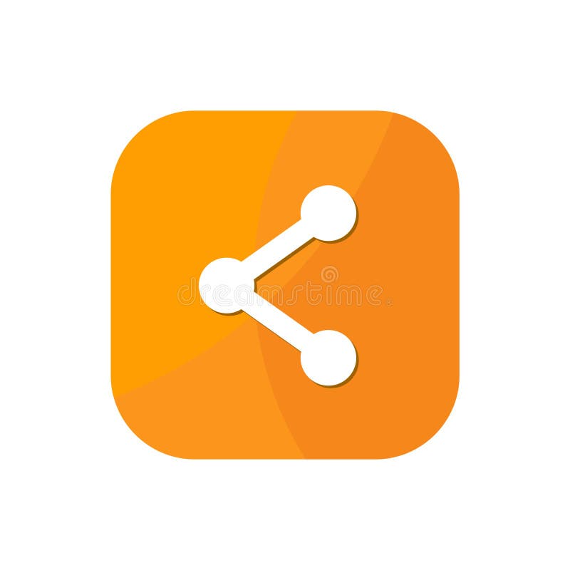 Share App Icon stock vector. Illustration of graphic - 94803399