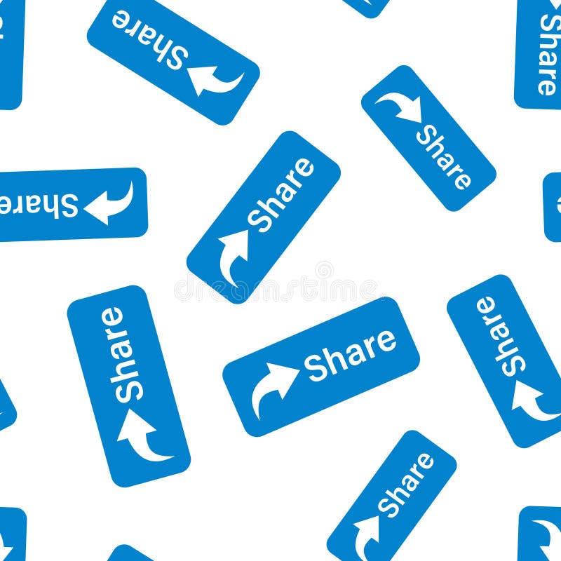 Share Button Icon in Flat Style. Arrow Sign Vector Illustration on ...