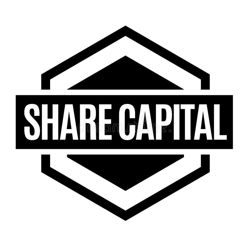 Share capital stamp stock vector. Illustration of white - 142175721