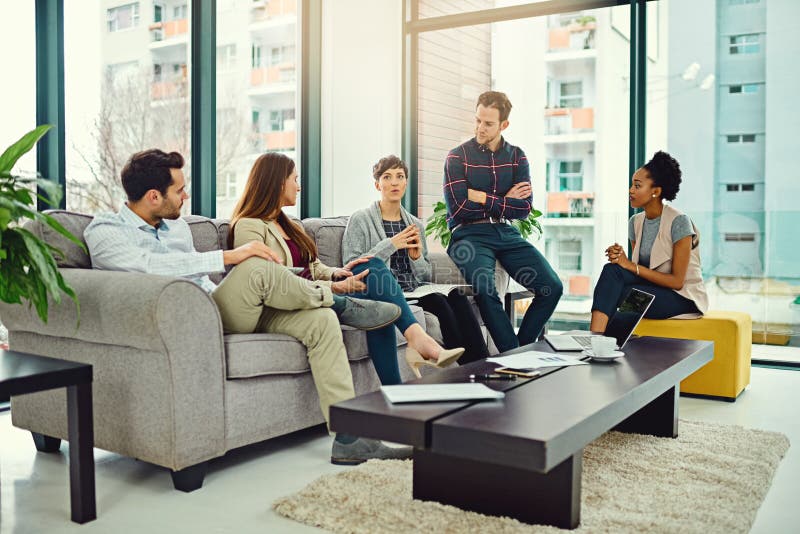 They Share a Common Vision for Success. a Group of Colleagues Having a ...