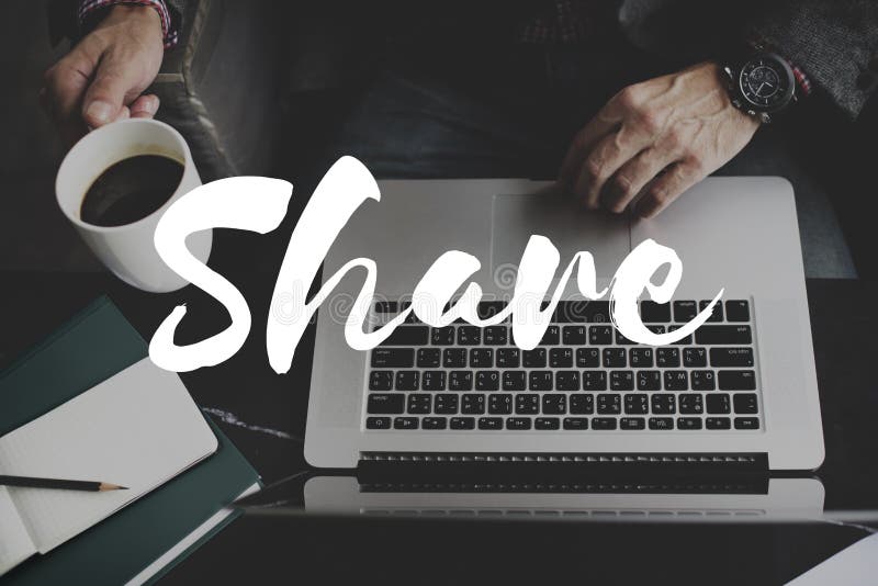 Share Connection Information Networking Social Concept Stock Image ...