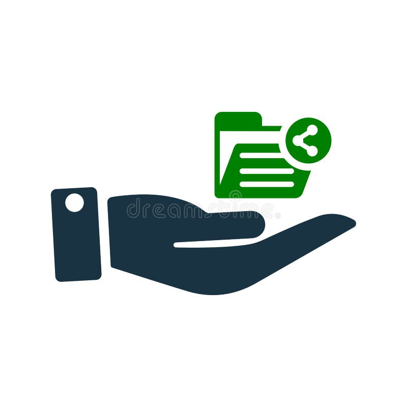 Share, Document, File Icon. Editable Vector Graphics Stock Illustration ...