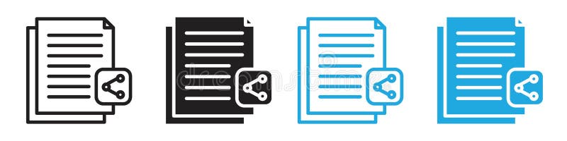 Share Document Icon for Effective Social Media Marketing and Content ...